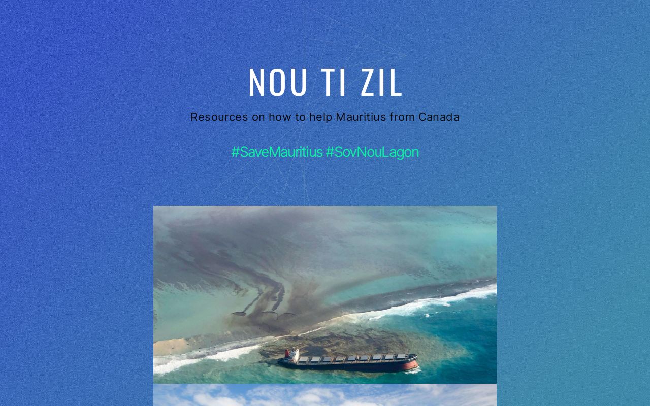 #savemauritius